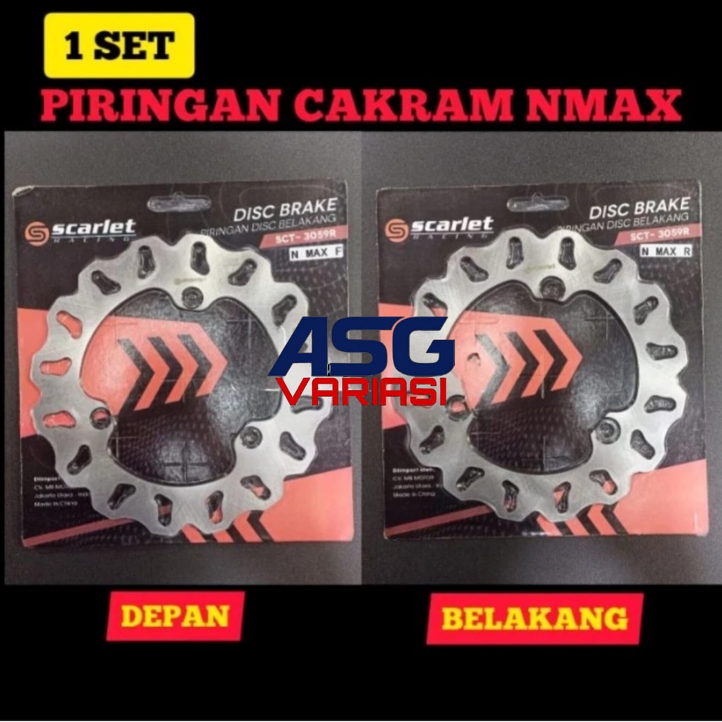 Yamaha Nmax Motorcycle Front Rear Disc Disc 1set | Shopee Philippines