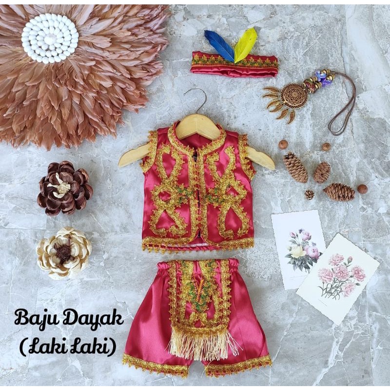 NEWBORN DAYAK CLOTHES/BABY/CHILDREN/ADAT COSTUMES/PHOTOS COSTUMESHOOT ...