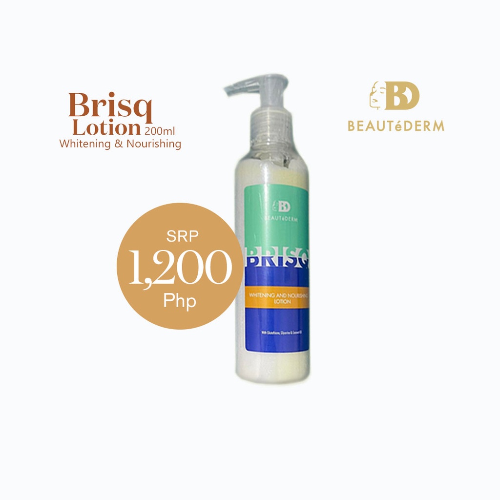 BEAUTEDERM Brisq Whitening & Nourishing Lotion (200ml - Expiration: 4/2023) | Shopee Philippines