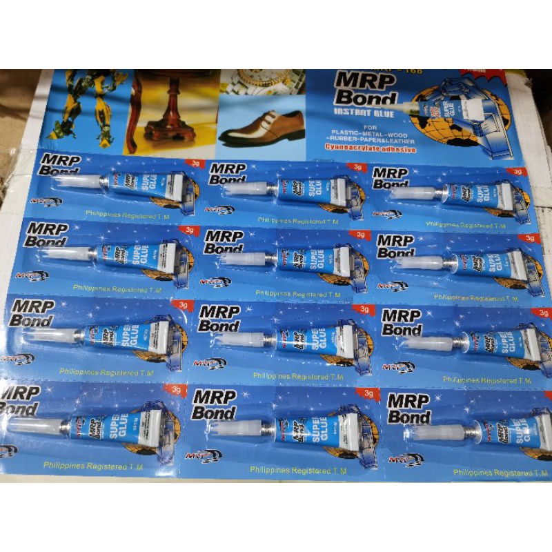 12pcs/pk MRP BOND INSTA GLUE | Shopee Philippines