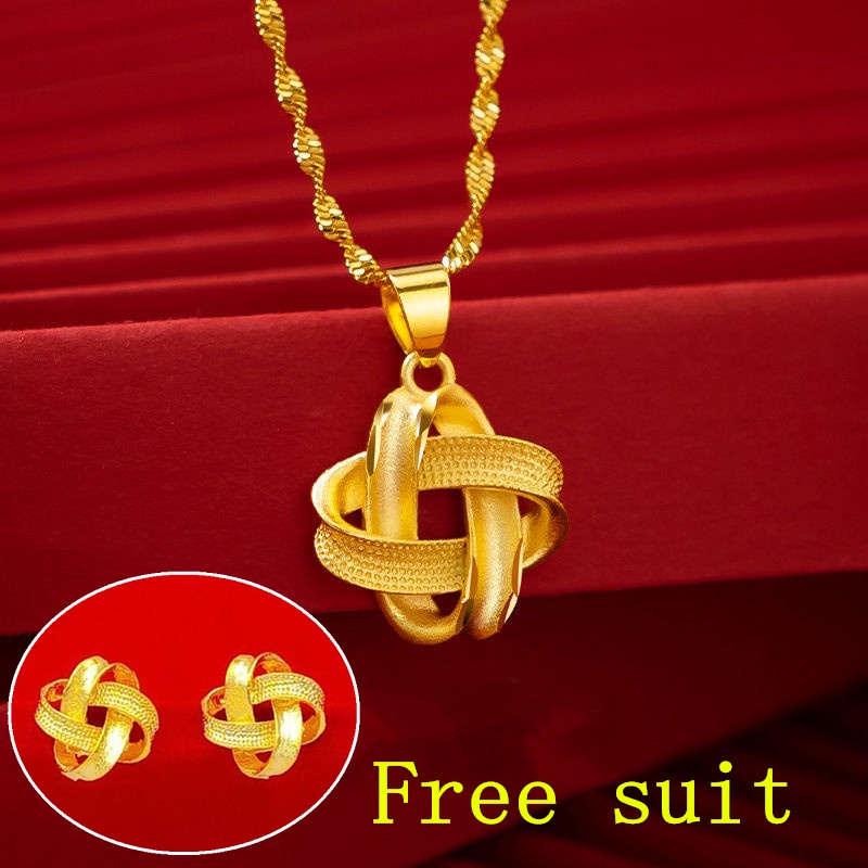 Pure 18k Pawnable Saudi Gold Lock Bone Ripples of Water Line Necklace ...
