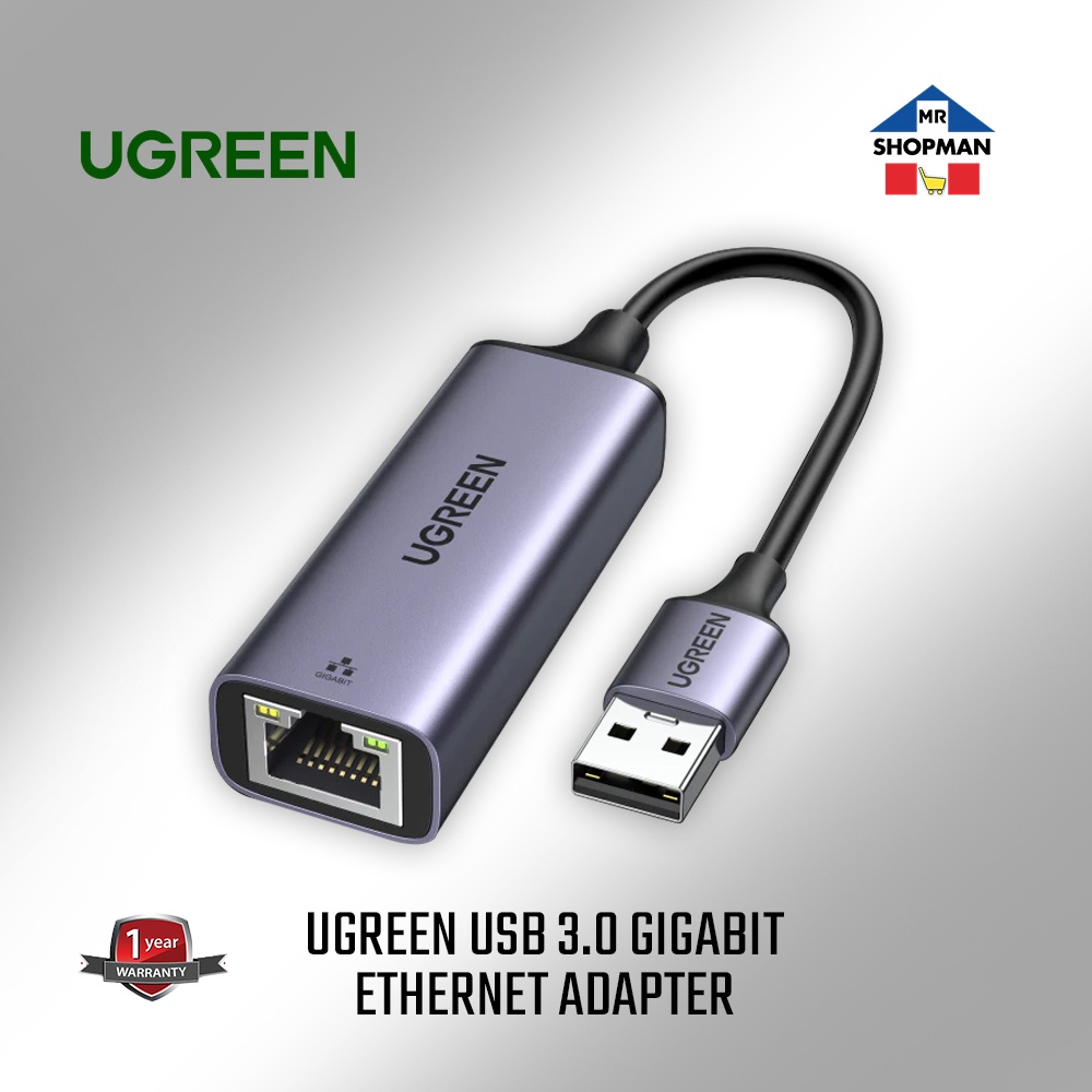 UGREEN 50922 USB 3.0 Gigabit Ethernet RJ45 Network Adapter CM209 ...
