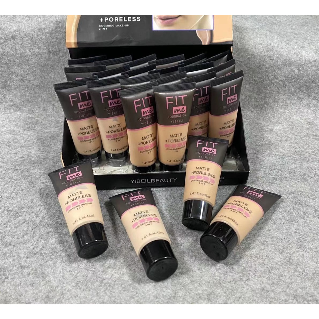 FIT ME Cream Romantic Foundation Poreless | Shopee Philippines