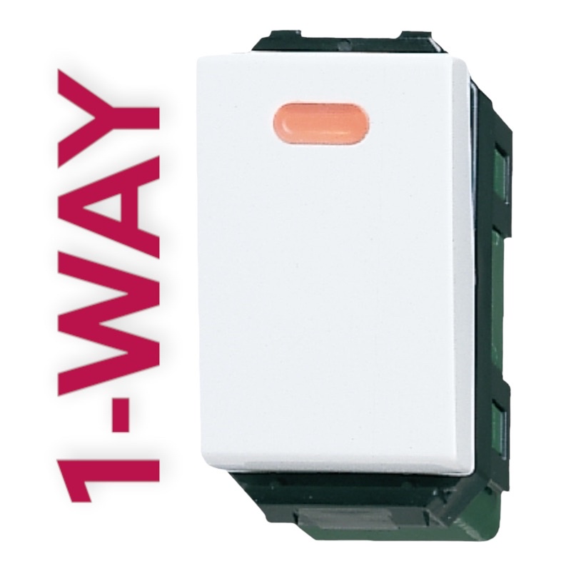 Panasonic WIDE series Illuminated(neon) 1-Way, 3-Way Switch SET ...