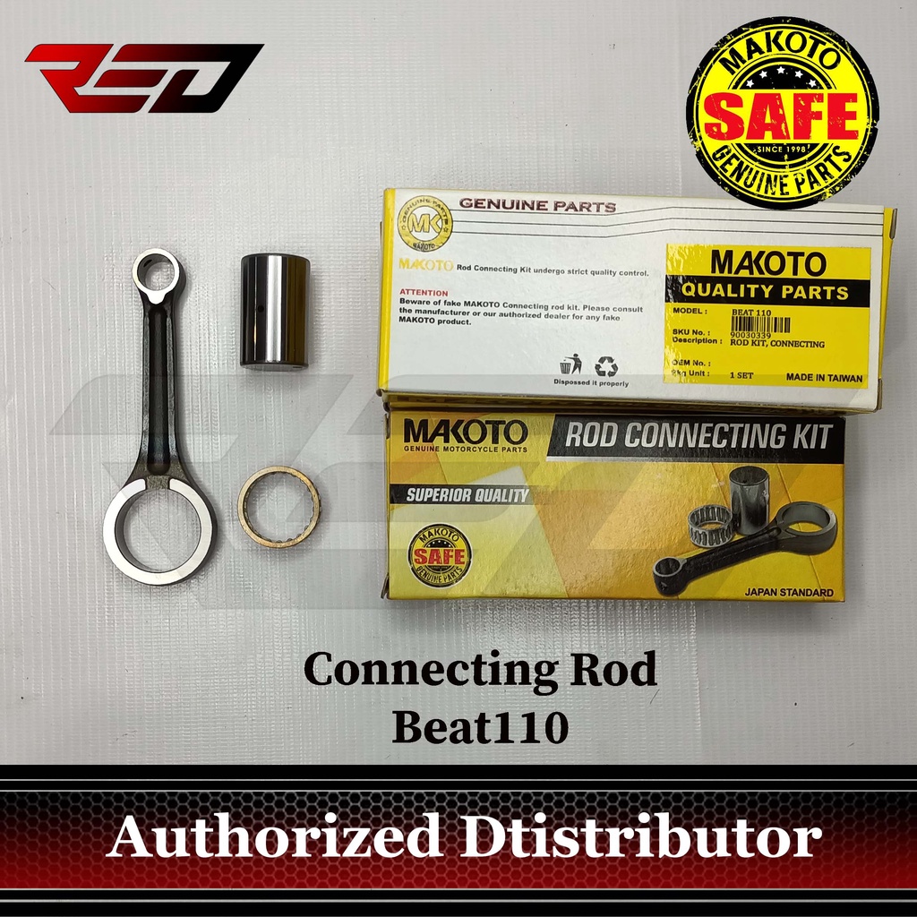Connecting Rod Kit MAKOTO Beat / C100-Wave / CB110 / CB125 / CG125 ...