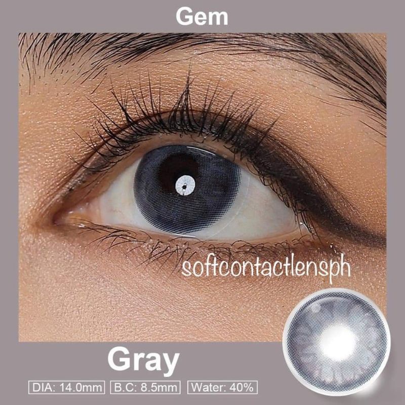GEM GRAY NORMAL SIZE CONTACT LENS | Shopee Philippines