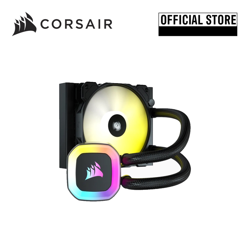 CORSAIR H55 RGB 120mm Liquid CPU Cooler CW-9060052-WW | Shopee Philippines