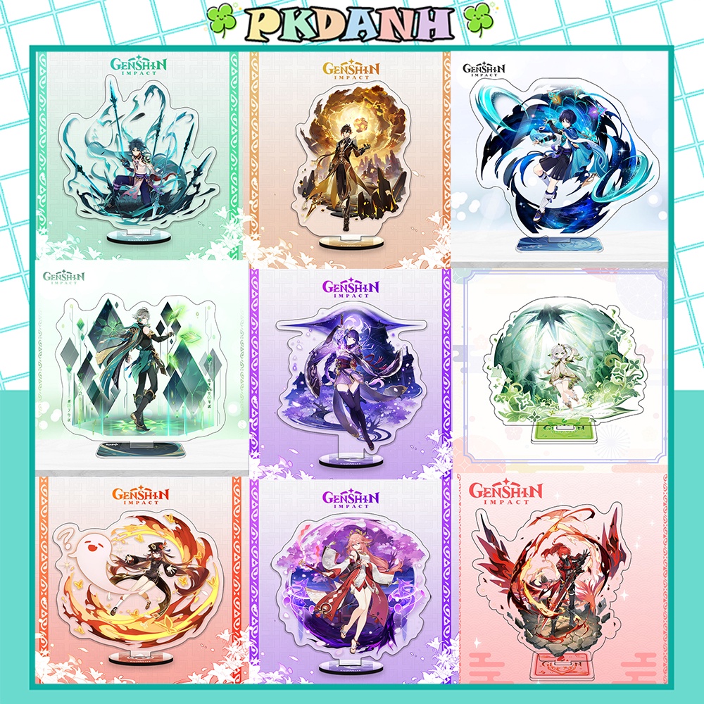 Genshin Impact Characters Acrylic Mica Standee Model | Shopee Philippines
