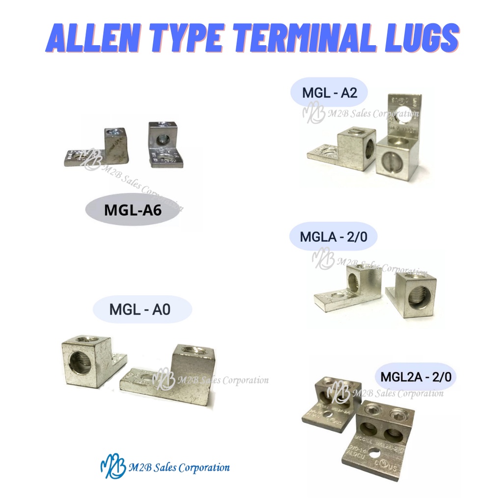 Allen Type Terminal Lugs / Mechanical Terminal Lugs MGL-A6 , MGL-A2 ...