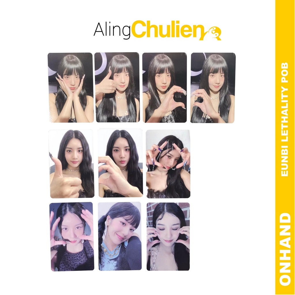 Eunbi lethality Ktown4u fansign official pob photocard luckydraw LD ...