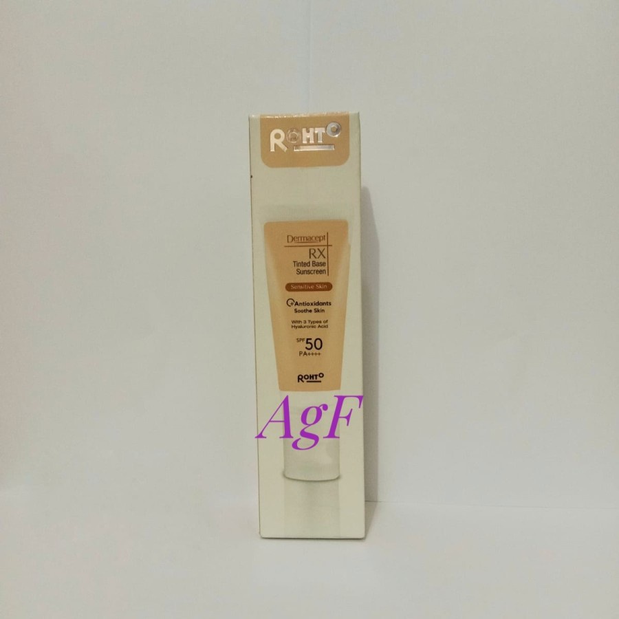 Dermacept Rx Tinted Base Sunscreen Sensitive Skin Spf 50 Rohto | Shopee ...