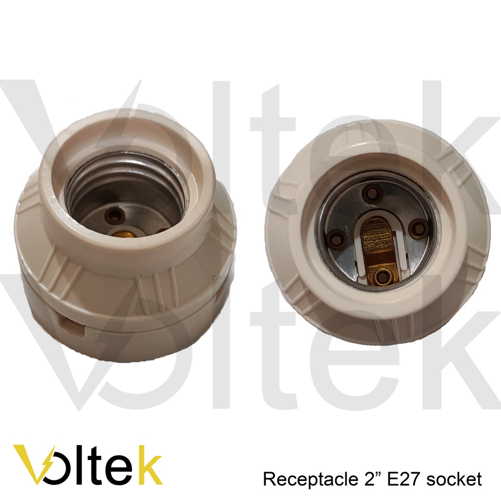 Receptacle for ceiling e27 socket 2", 3", 4" (2x2, 3x3, 4x4) for bulb ...