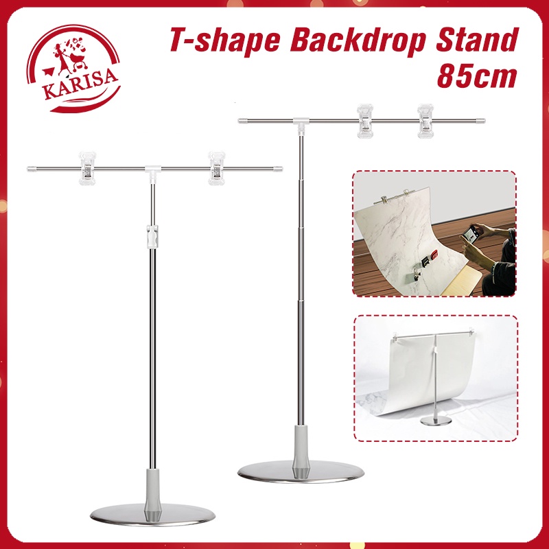 Photography Photo Backdrop Stands Adjustable T-Shape, for Video Studio ...