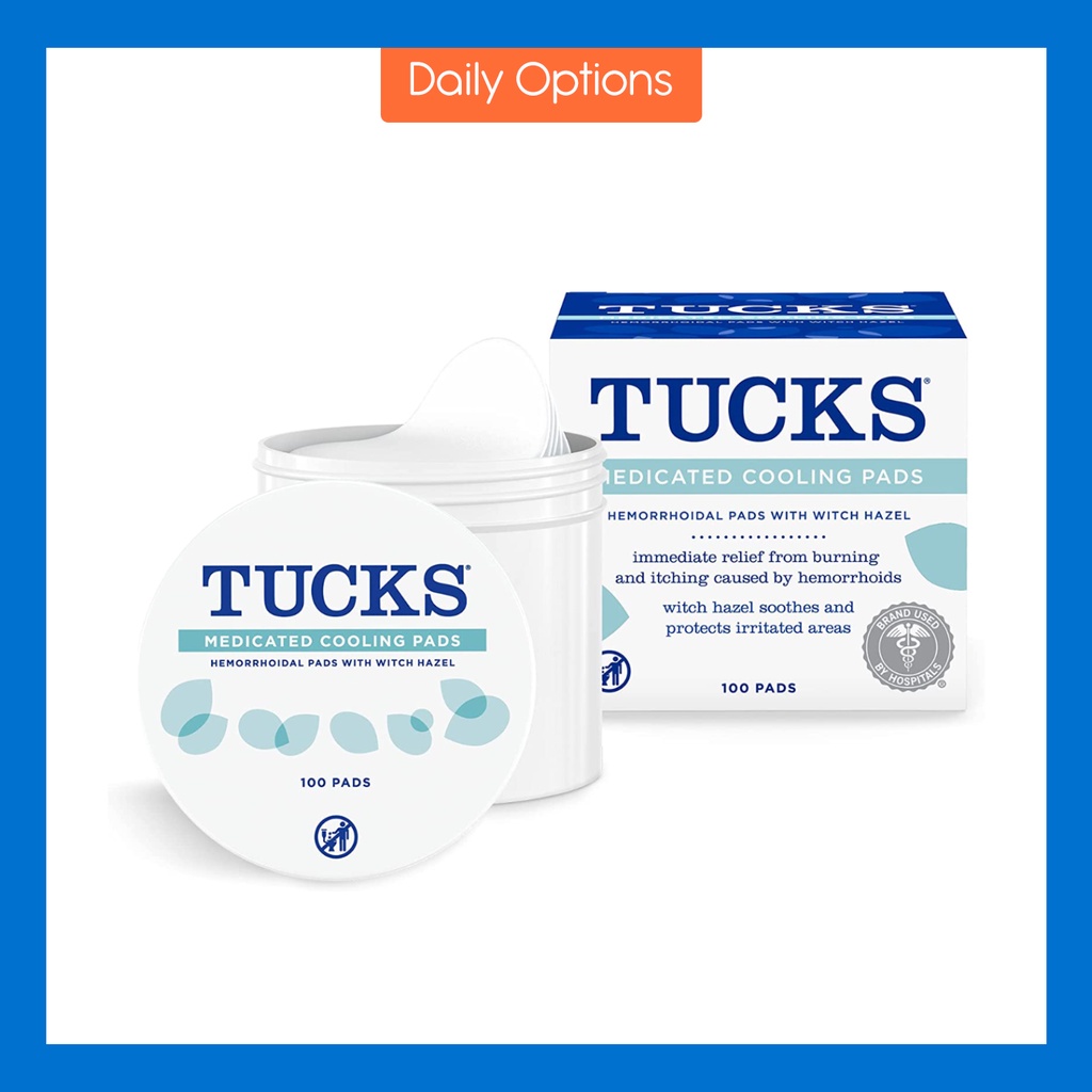 Tucks Hemorrhoid Cooling Pads 100 Pads | Shopee Philippines