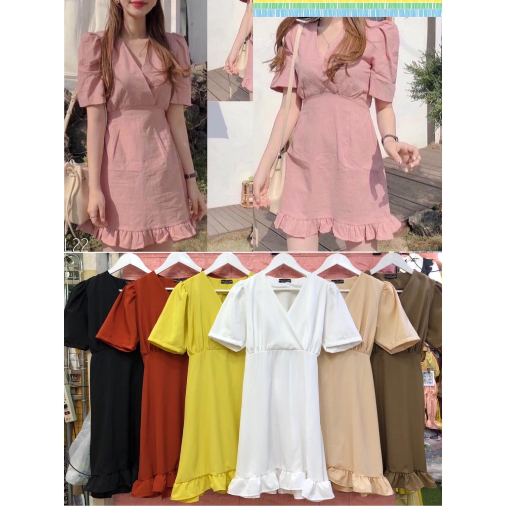 Authentic Bangkok V neck Dress #25 Dee Brand Made in Thailand Dress ...