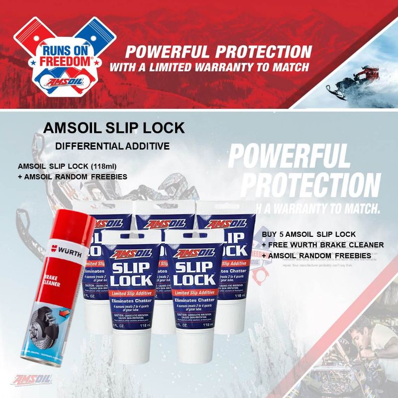 AMSOIL Slip Lock Differential Additive | Shopee Philippines