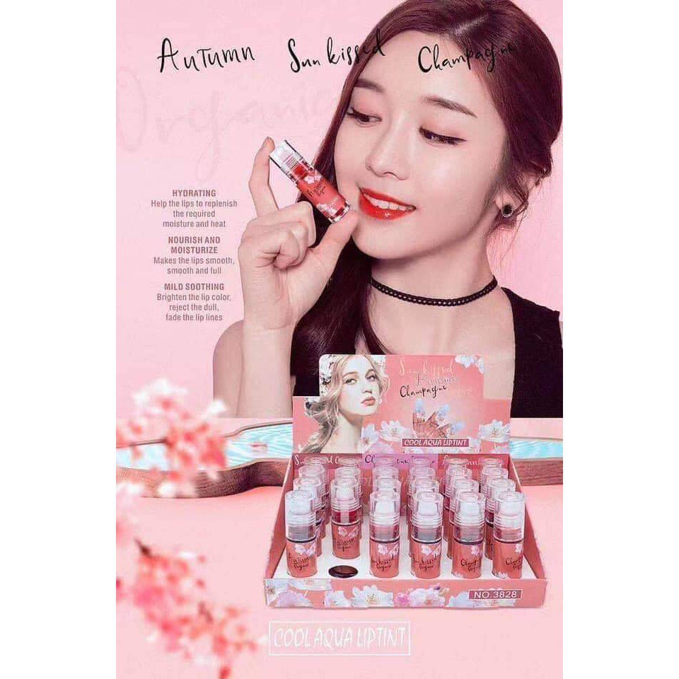 Organic Cool Aqua Lip Tint 24pcs/Box Set | Shopee Philippines