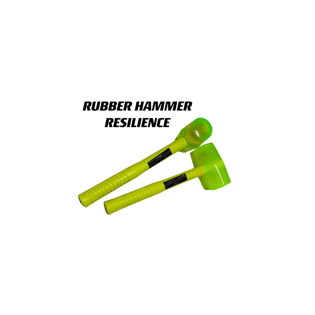 jelly Rubber Mallet Green Color Double Faced Soft Hammer | Shopee ...