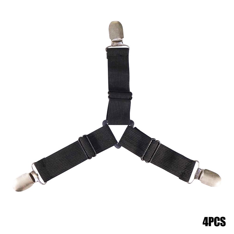 【Better Life】4pcs Slip-On Sheets Metal Sling Bed Sheet Clip Adjustable ...