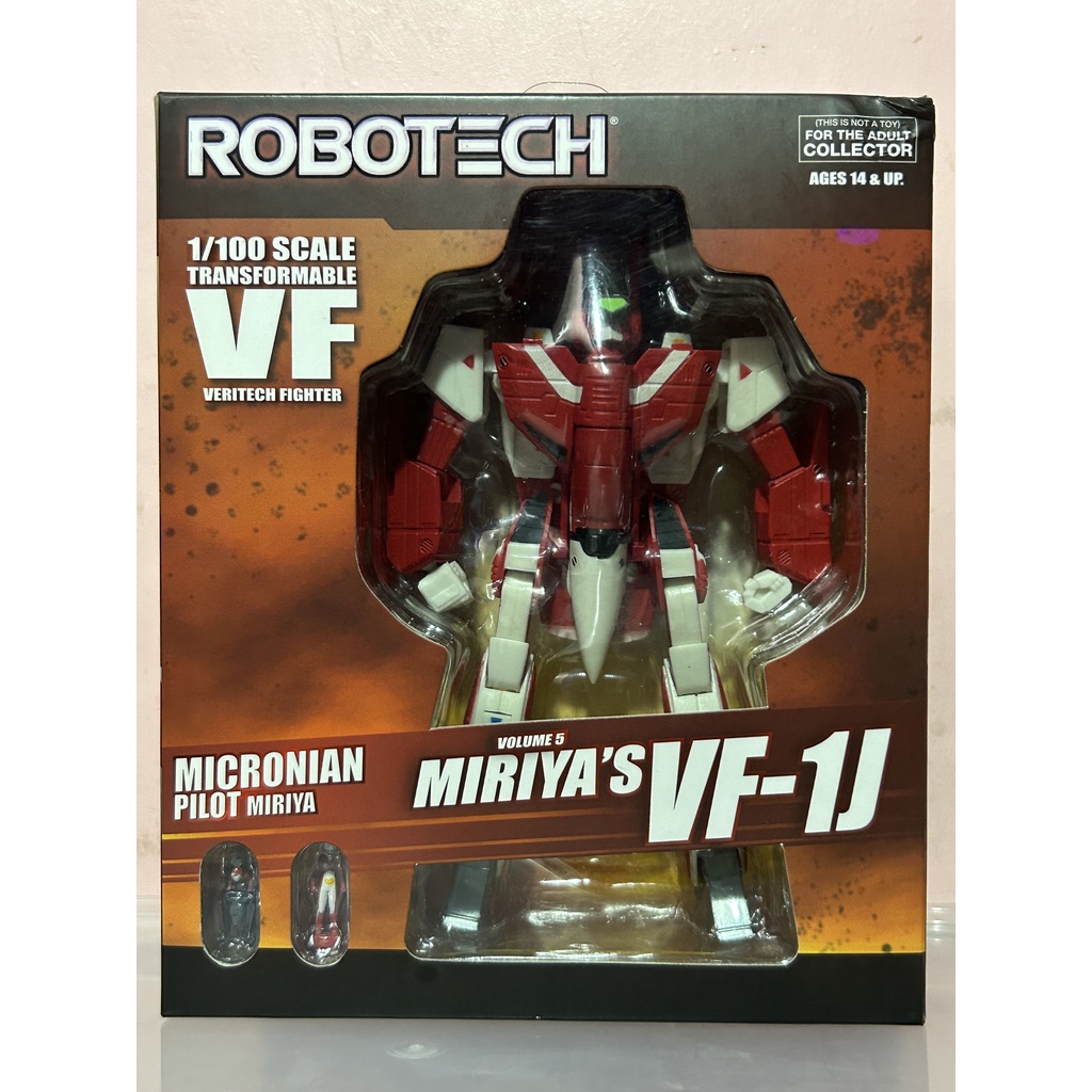 Toynami Robotech Miriya's VF-1J Veritech Fighter - Micronian Pilot 1/ ...
