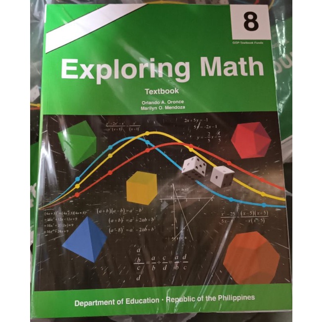 EXPLORING MATH GRADE 8 TEXTBOOK BY.ORONCE | Shopee Philippines
