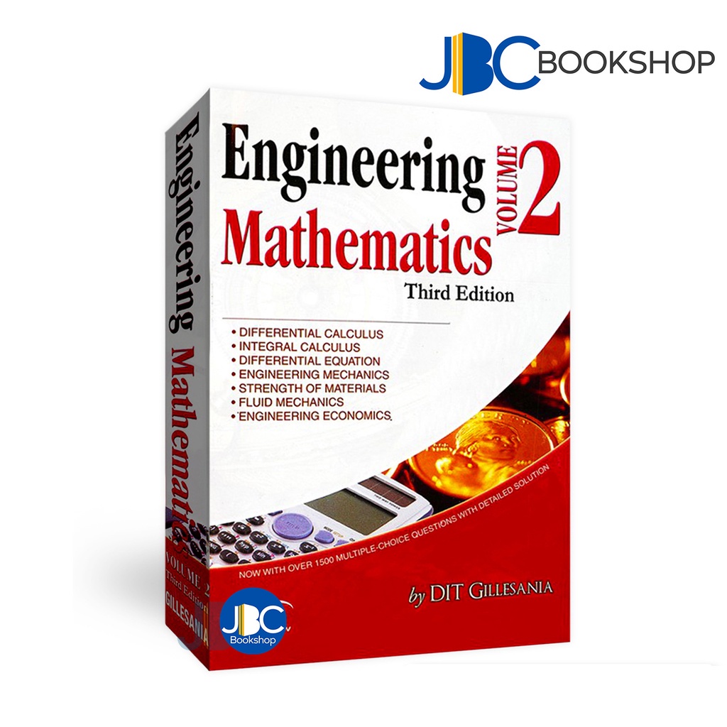 Engineering Mathematics Volume 2 3rd Edition by DIT Gillesania | Shopee ...