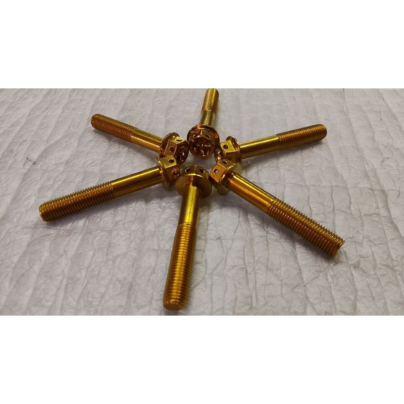 GOLD BOLT FLOWER TYPE 6*60MM | Shopee Philippines