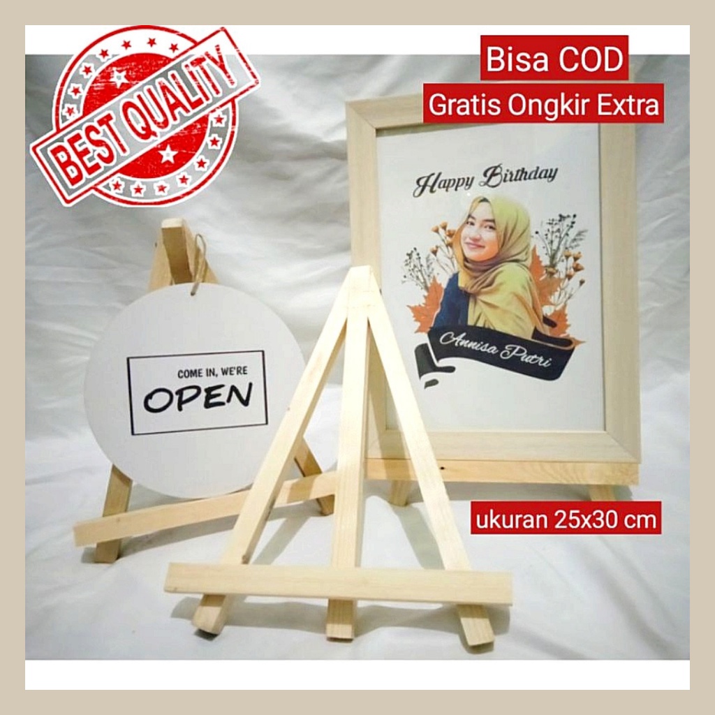 KAYU Wooden Photo STANDING 100x43CM | Standing FRAME | Standing Frame ...