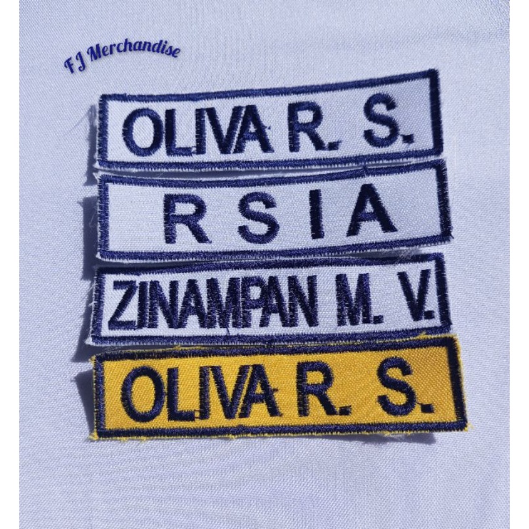 FOR SECURITY GUARDS ONLY Name cloth Computerize | Shopee Philippines