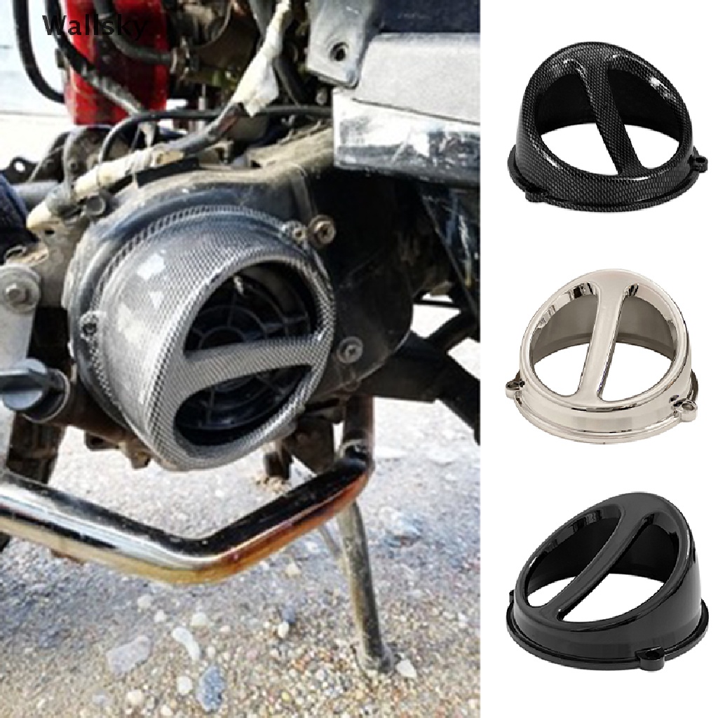 Wallsky> Motorcycle Fan Cover Air Scoop Cap Mid-Frame Air Deflector ...