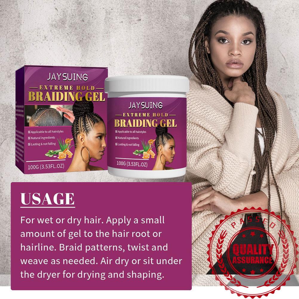 100g Hair Dreadlock Styling Gel Anti-Hair Loss Glossy Hair Shaping Gel ...