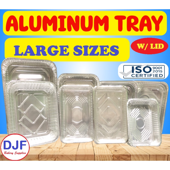 10's & 20's Aluminum Tray W/ Plastic Lid (LARGE SIZES) Complete Set ...