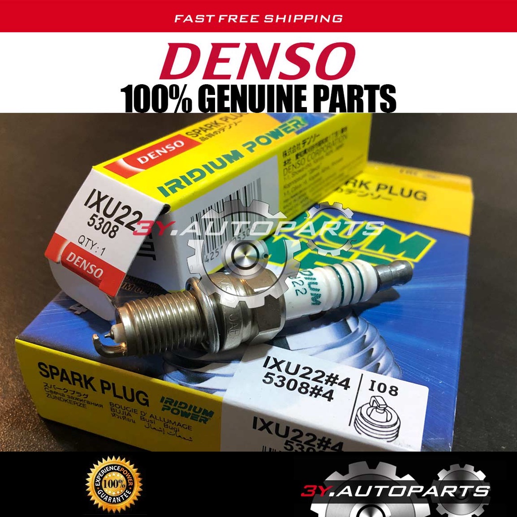 IXU22 DENSO IRIDIUM POWER SPARK PLUG（4pcs）IXU22 #5308 MYVI | Shopee ...
