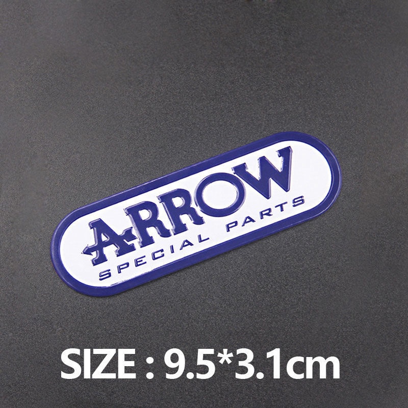 Akrapovic Yoshimura Arrow Decal high temperature heat resistant metal ...