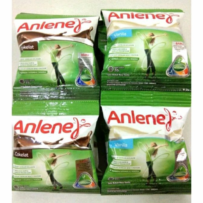 PUTIH Anlene Milk SACHET 10 x 20gr/ANLENE Milk/ANLENE Vanilla/ANLENE ...
