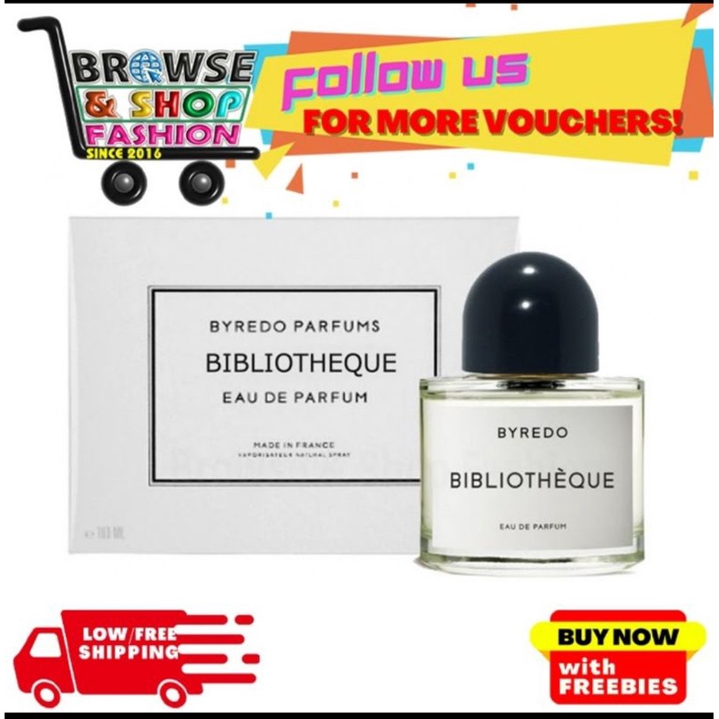 Byredo Bibliotheque 100ml EDP | Shopee Philippines