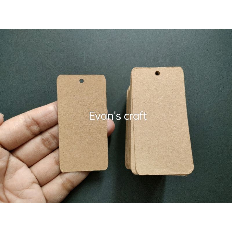 Blank Kraft tag labels 25pcs/50pcs./100pcs white, black, kraftpaper ...