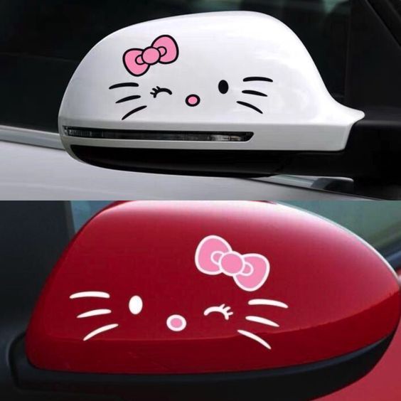 Car Side Mirror Decal Vinyl Sticker | Shopee Philippines