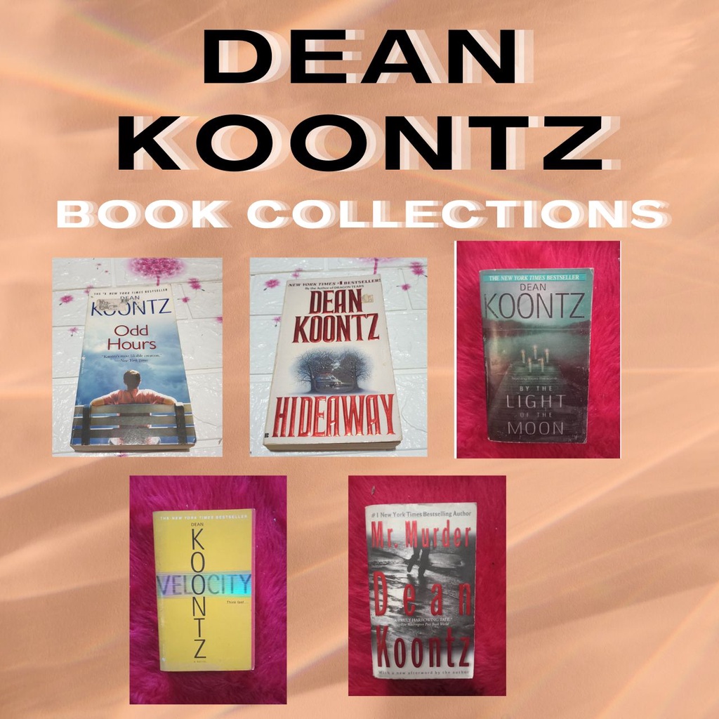 Dean Koontz Book Collection #MMPB #Paperarback #hardbound | Shopee ...