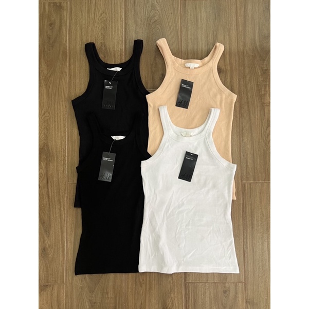 H*M RIBBED HALTER TOP DESIGN 2 | Shopee Philippines