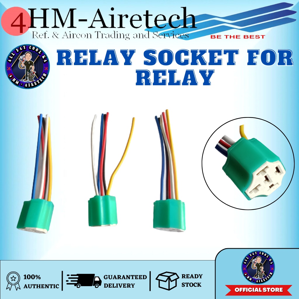 FOURHM Relay Socket Ceramic with Wire | Shopee Philippines