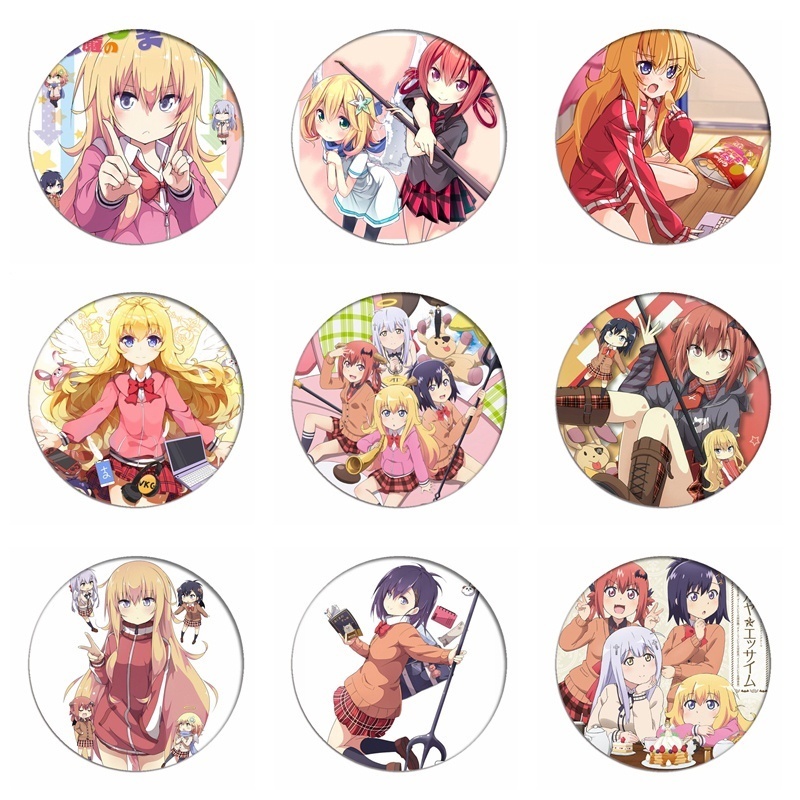 Gabriel DropOut Cosplay Badges Tenma Gabriel White Brooch Icon ...