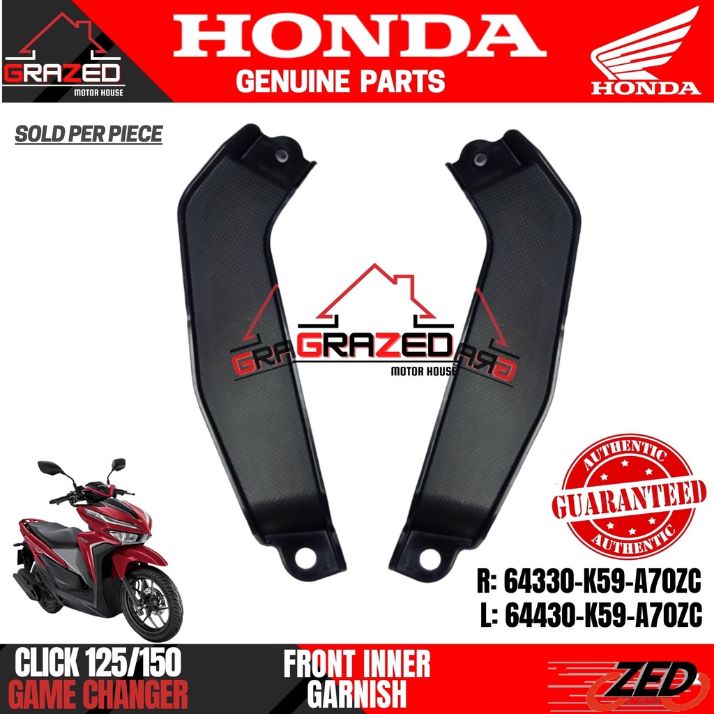 FRONT INNER GARNISH Honda Click i 125 / 150 V2 GC ( R: 64330-K59-A70ZC ...