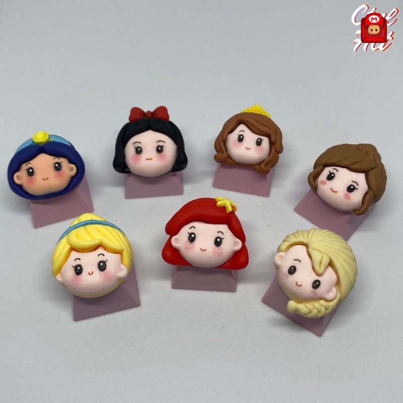 #10 DISNEY PRINCESSES KEYCAP FOR MECHANICAL KEYBOARD | Shopee Philippines