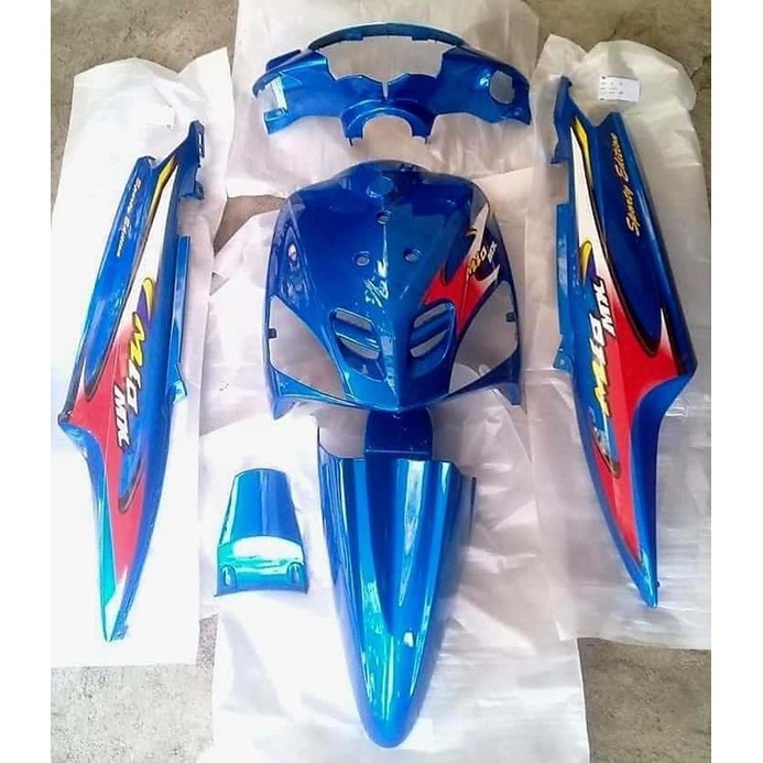 Mio 1 thailand Fairings set blue mx | Shopee Philippines