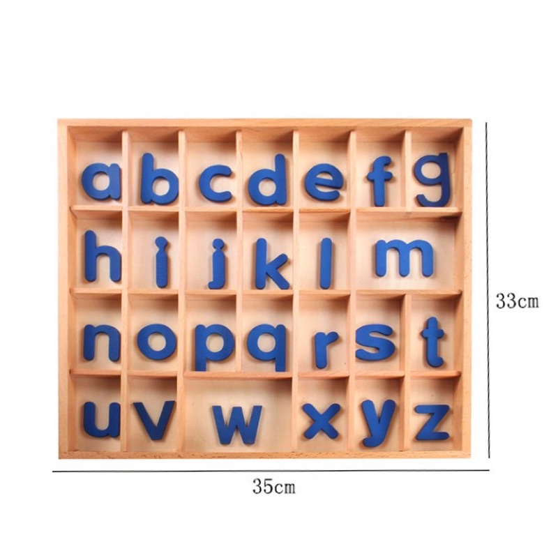 Montessori Wooden Movable Alphabet for Kids Spelling Learning | Shopee ...
