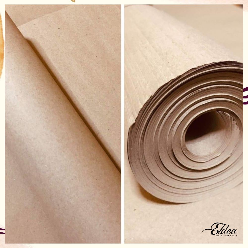 30/50pcs 70gsm 16x18/18x24 inches Kraft Paper Roll for pouch, bag, gift ...