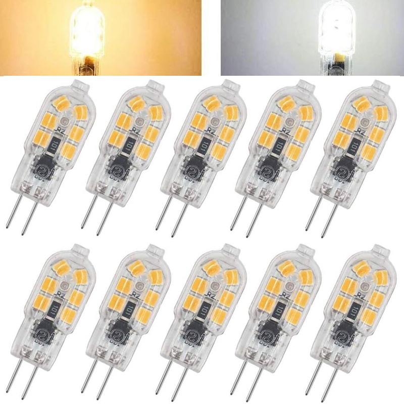 2W G4 LED Bulb Bi Pin Base Halogen Bulb Replacement AC/DC 12V Cabinet Light | Shopee Philippines