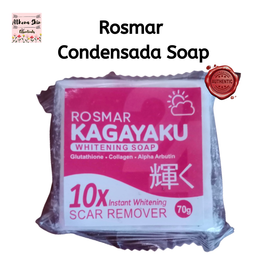 Rosmar Kagayaku Soap Condensada Whitening Soap 70g | Shopee Philippines Rosmar Kagayaku Soap Condensada Whitening Soap 70g | Shopee Philippines