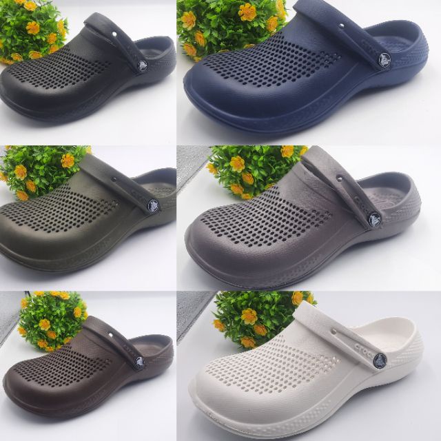 Breathable Half Shoes Lightweight Men's Crocs Beach Sandals (Size 40-45 ...